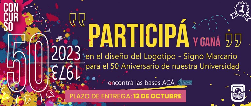 Aún estás a tiempo de diseñar el logotipo por los 50 años de la UNSL ...